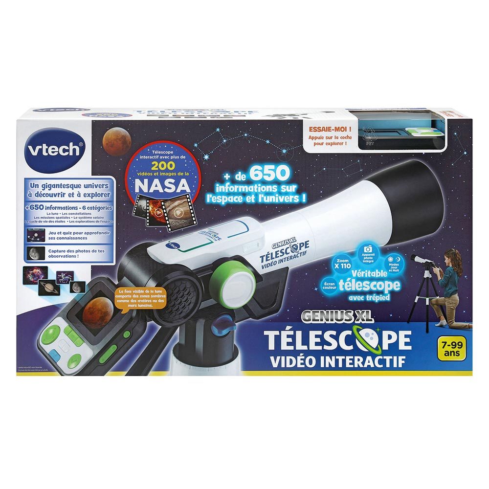 Vtech Genius XL - Télescope Vidéo interactif – All in One Market