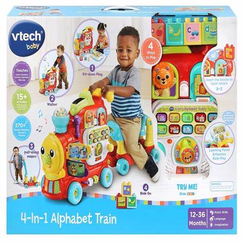 Vtech 4-In-1 Alphabet Train – All in One Market