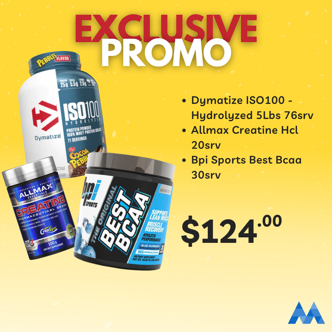 ISO 100 + Bpi Sports Best Bcaa + Creatine – All in One Market