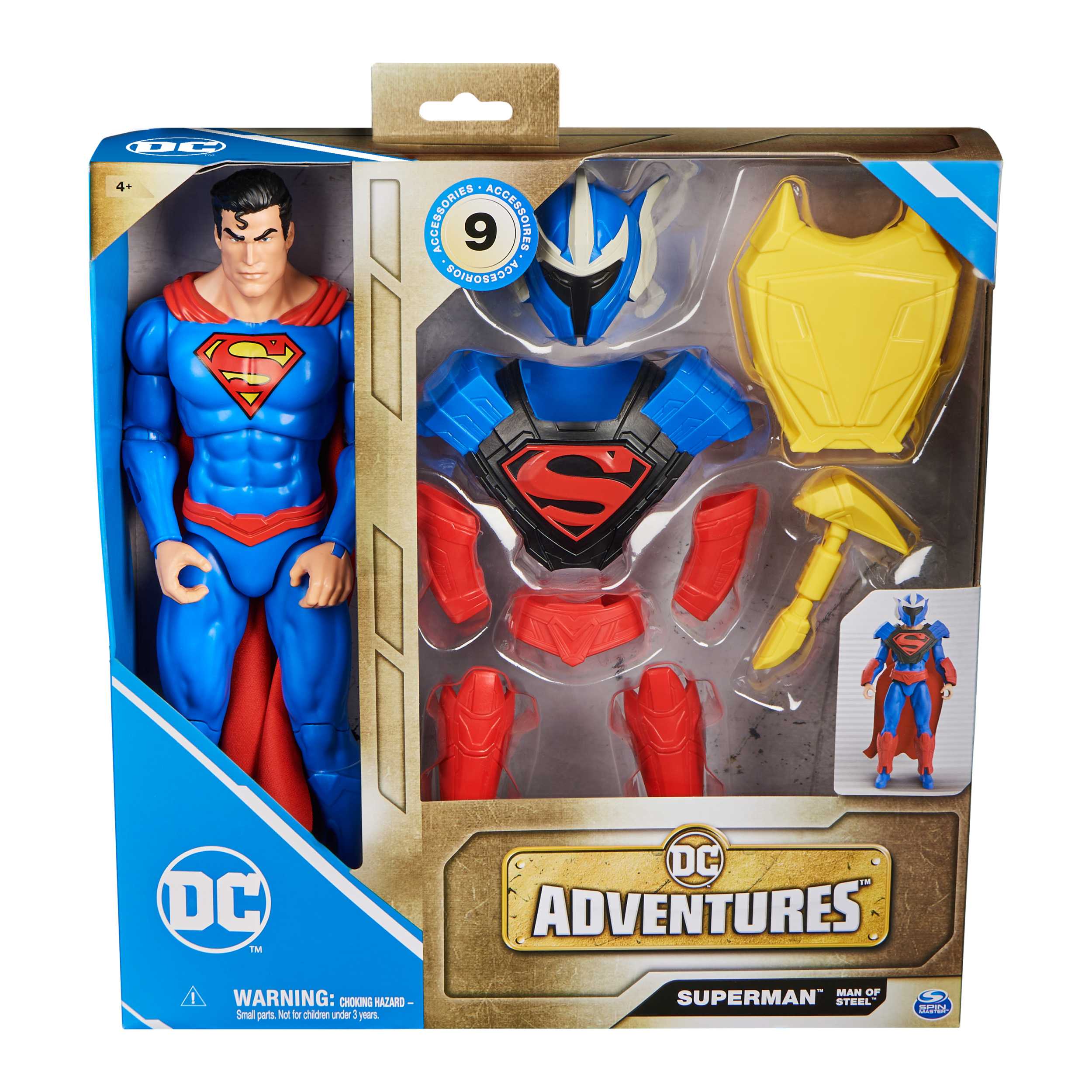 Spin Master DC Comics, Superman Man of Steel Action Figure 12-inch ...